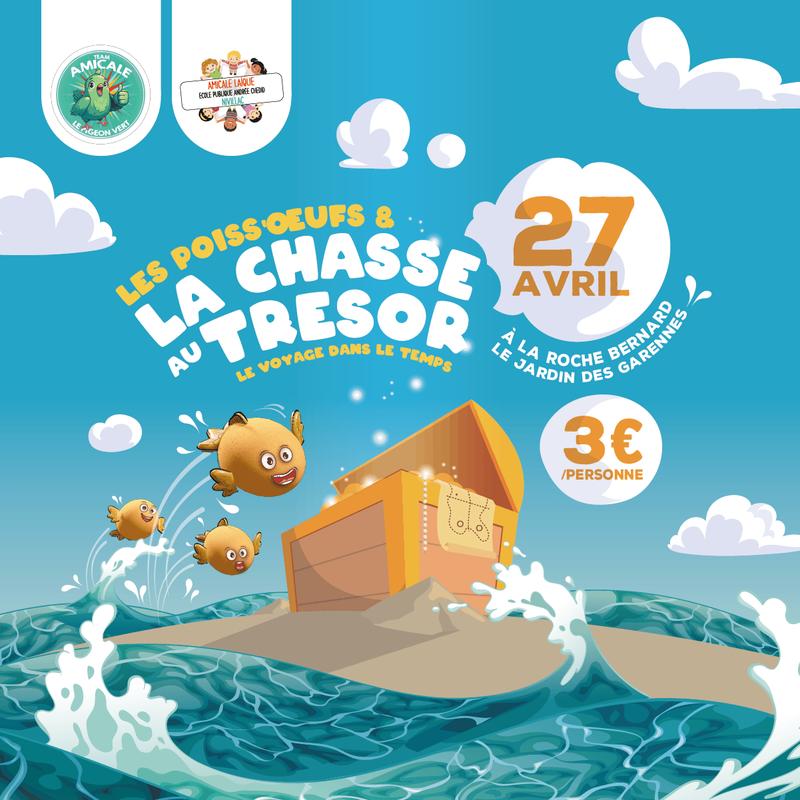 Les poiss'oeufs et la chasse au trésor - le voyage dans le temps à La ...